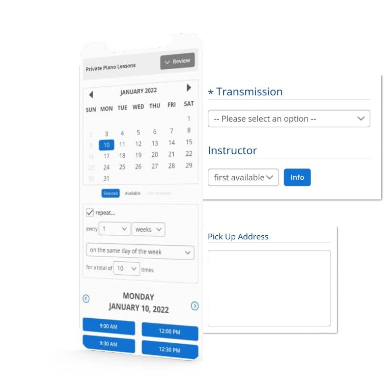 Driving Schools Booking system That Simplifies Life | Bookeo